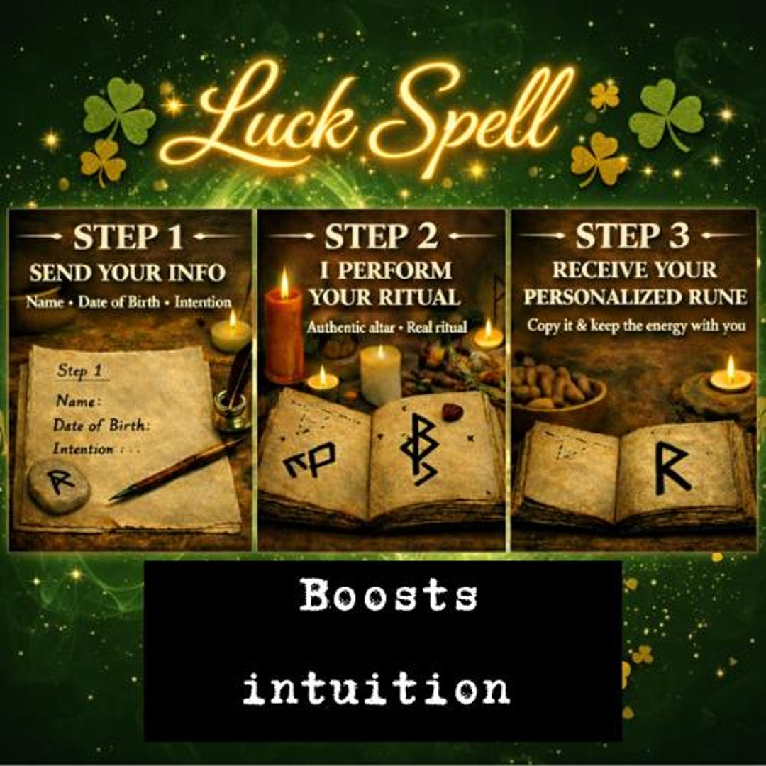 Intuition Boosts Spell – Personalized Ritual for Intuition and Fortune ...