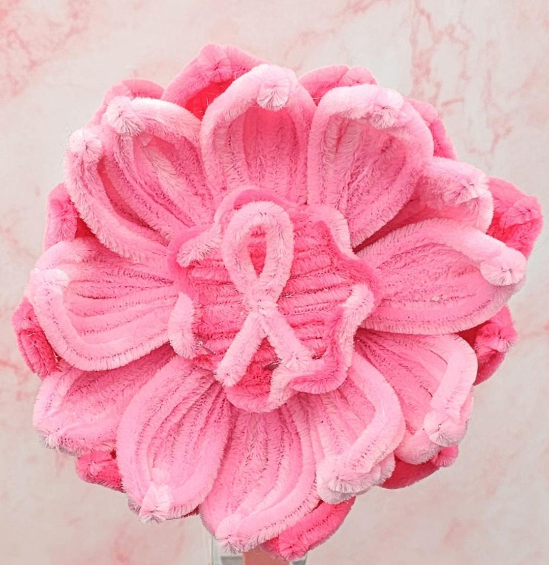 Handmade Breast Cancer Awareness Headband, Supportive Festival ...