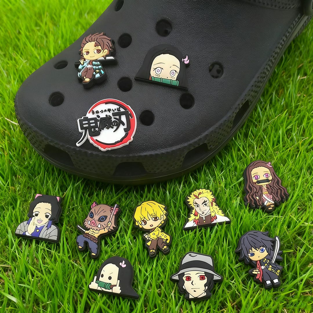Demon Slayer Crocs Charms | Kimetsu No Yaiba Shoe Charms | Anime Clog ...