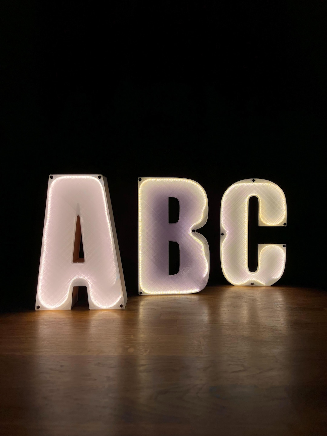 Light up Letters (A-Z) | LED | Freestanding - Etsy