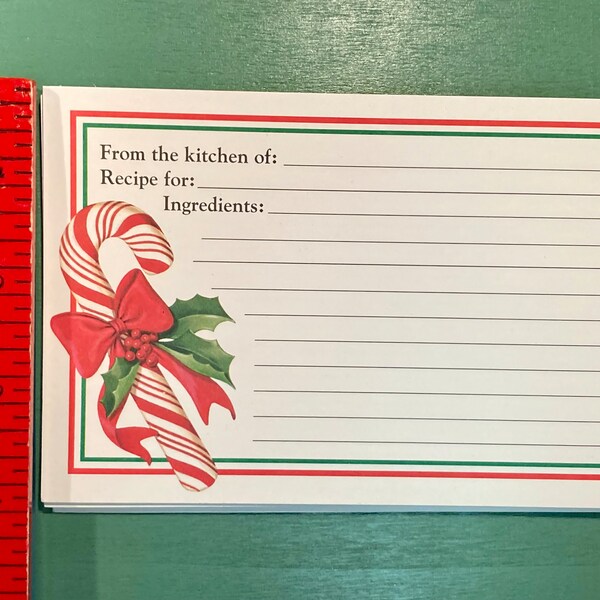 Blank Recipe Cards - Etsy