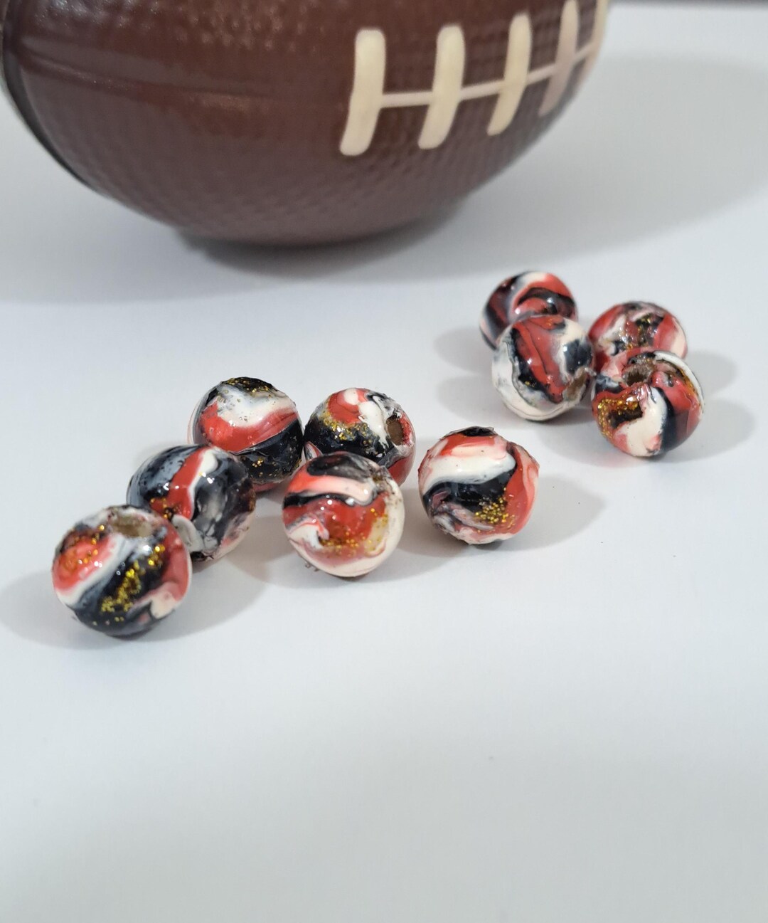 10mm San Francisco 49ers Beads (set of 10) - Etsy