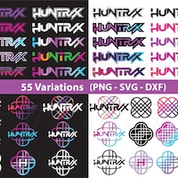 K-pop Huntrix Logo Pack | Kpop Demon Hunters Clipart | SVG, Png, Eps ...