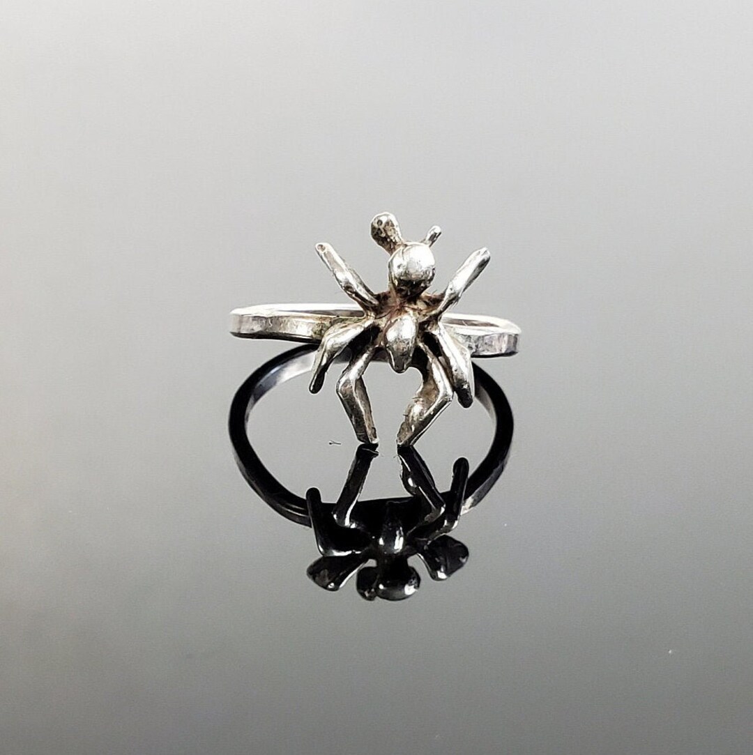 Sterling Silver Ant Ring - Etsy