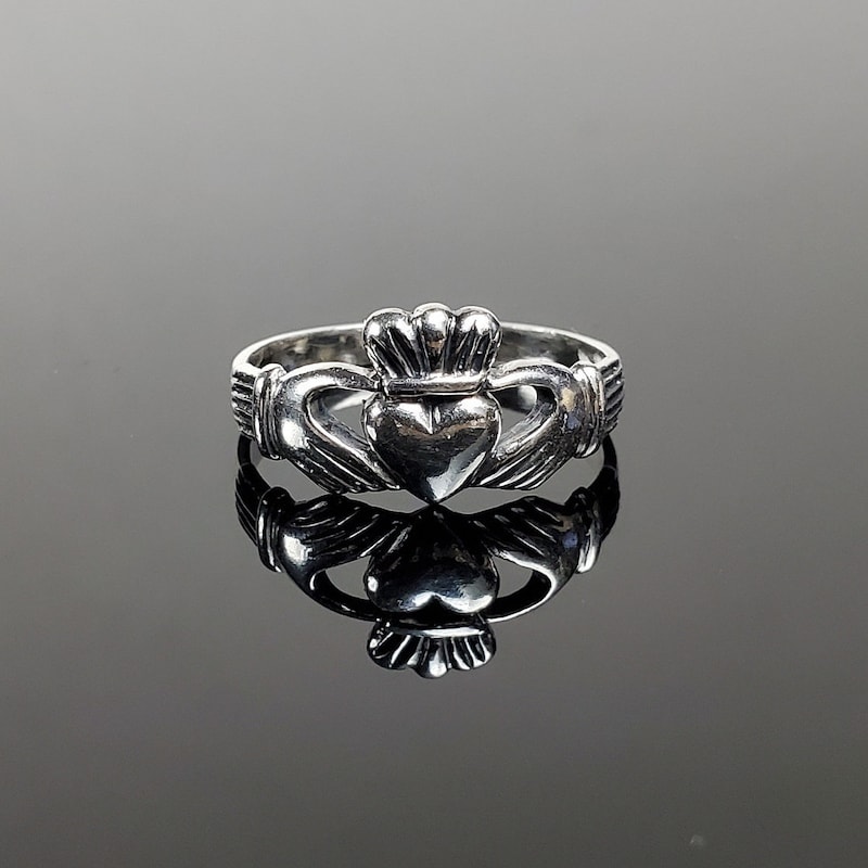 Mens Claddagh Ring 925 - Etsy