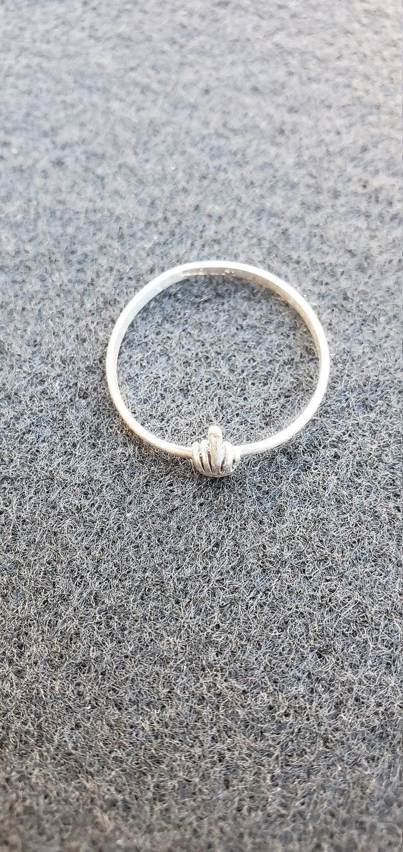 Sterling Silver Middle Finger Ring - Etsy