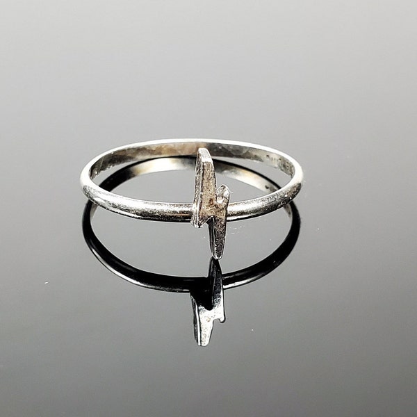 Lightning Bolt Ring - Etsy