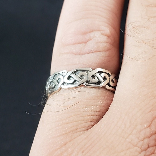 Sterling Silver Middle Finger Ring | Etsy