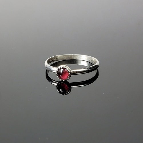 ORACLE Ring // Handmade Cast Stackable Ring in Brass Sterling - Etsy