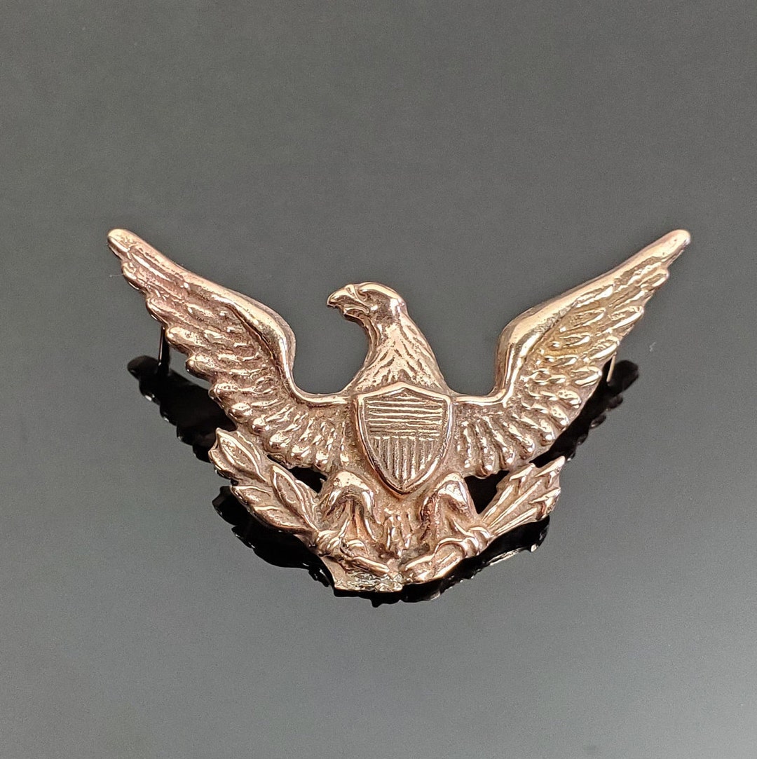Bronze American Eagle Pin - Etsy