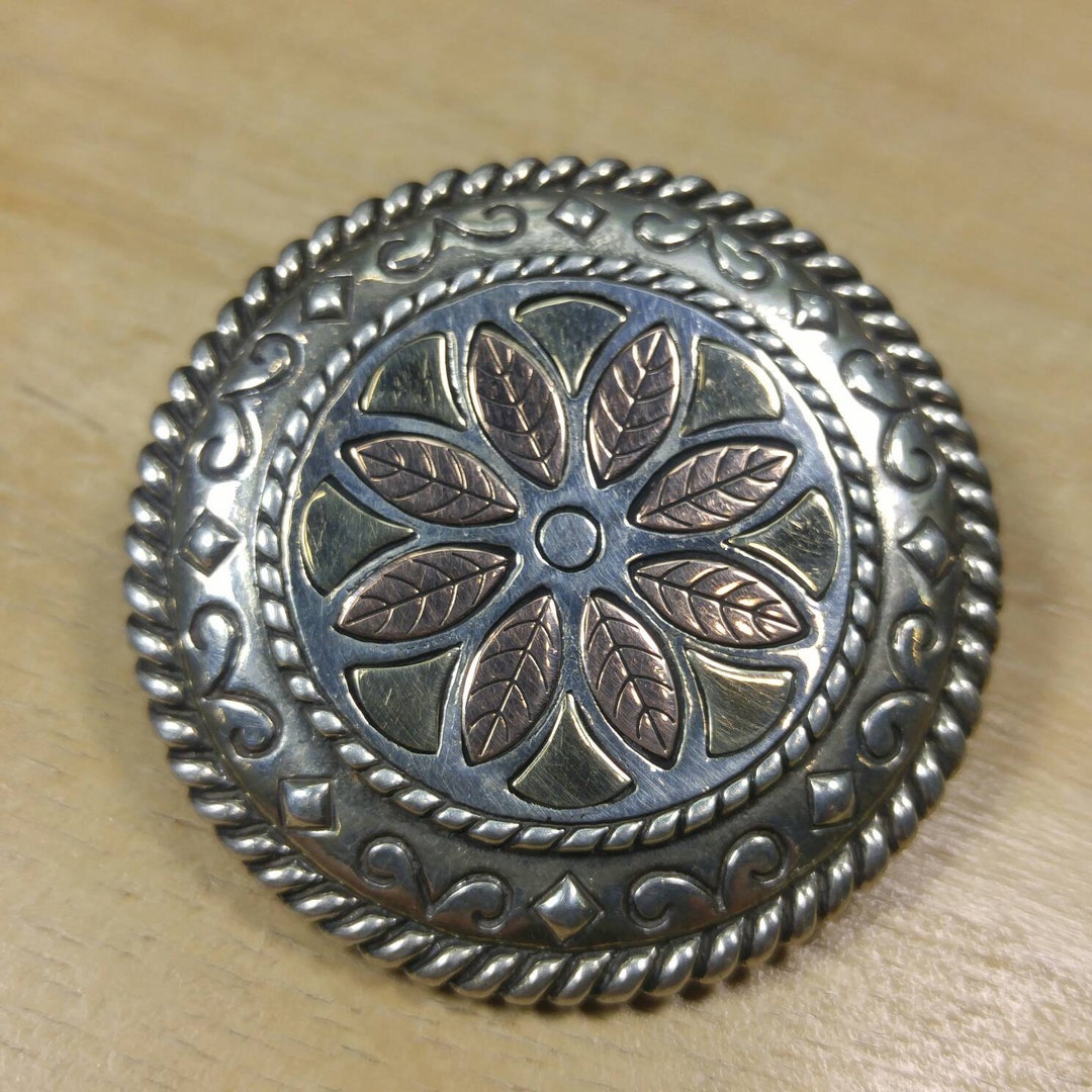 Relios Sterling Silver and 14k Gold Pendant - Etsy