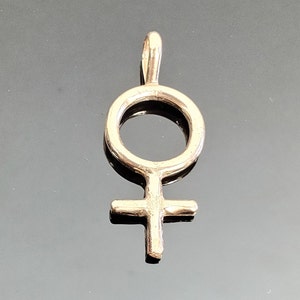 Bronze Female Symbol Pendant - Etsy