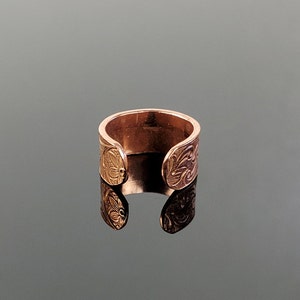 Copper Floral Earcuff - Etsy