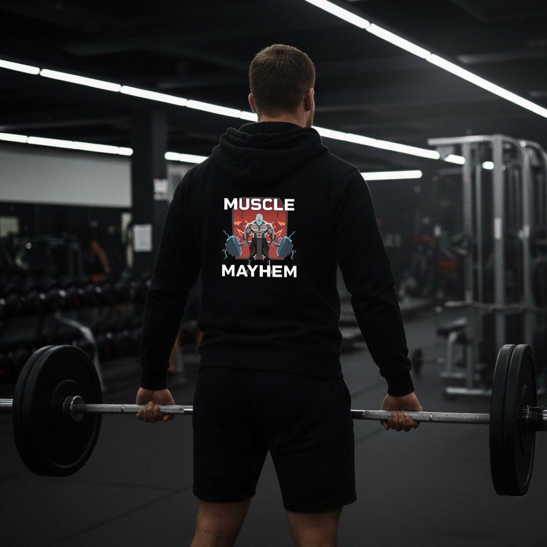 Mens Graphic Gym Greek God Motivation Hoodie - Etsy