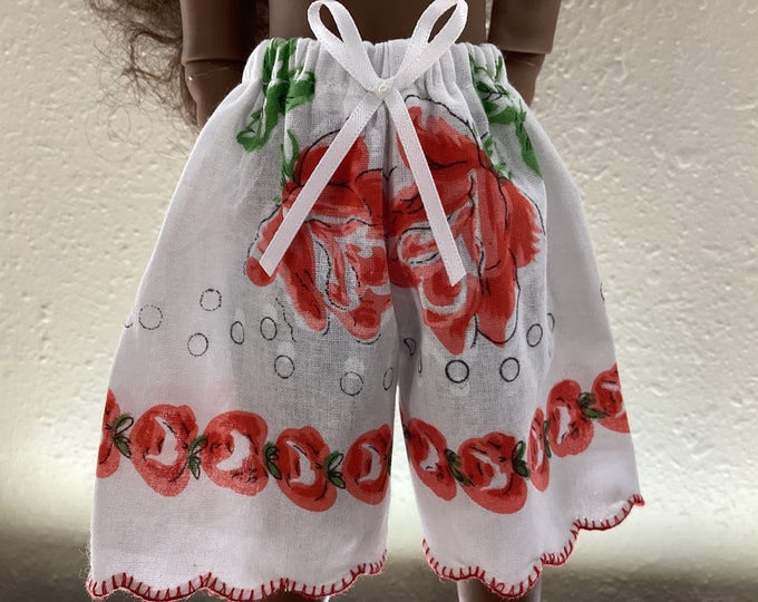 Eyelet Lace Dress and Bloomers, Detached Pocket, 14” Doll Clothes, Ruby ...