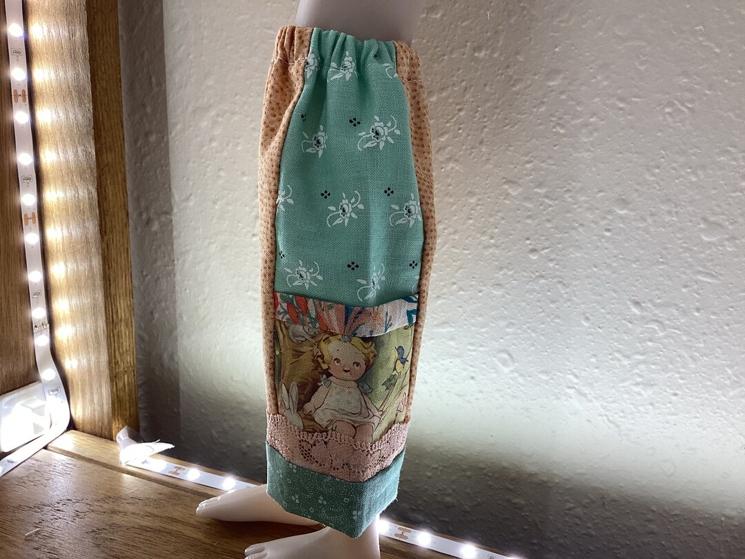 Girl, Bird, Pants With Pocket, 12” Doll Clothes, Ruby Red Siblies, Ooak ...