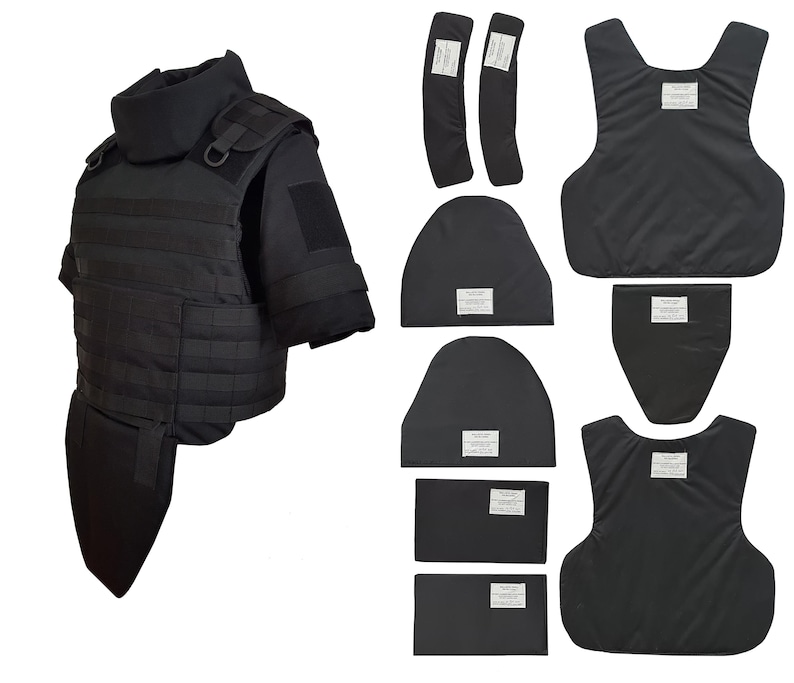 Body Armor M \ L Gear Protection Multicam: IIIA Bulletproof Tactical ...