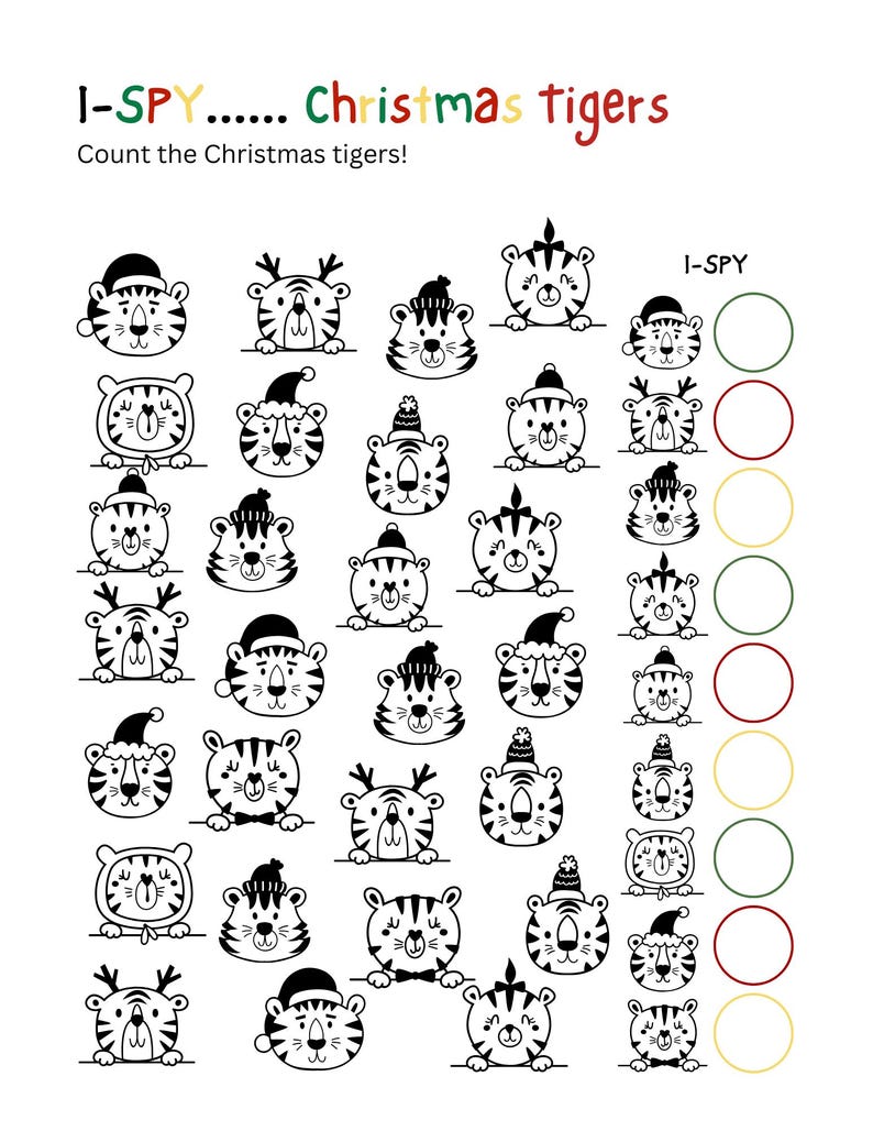 100 Christmas Coloring Sheets, Printable Holiday Pages for Kids and ...