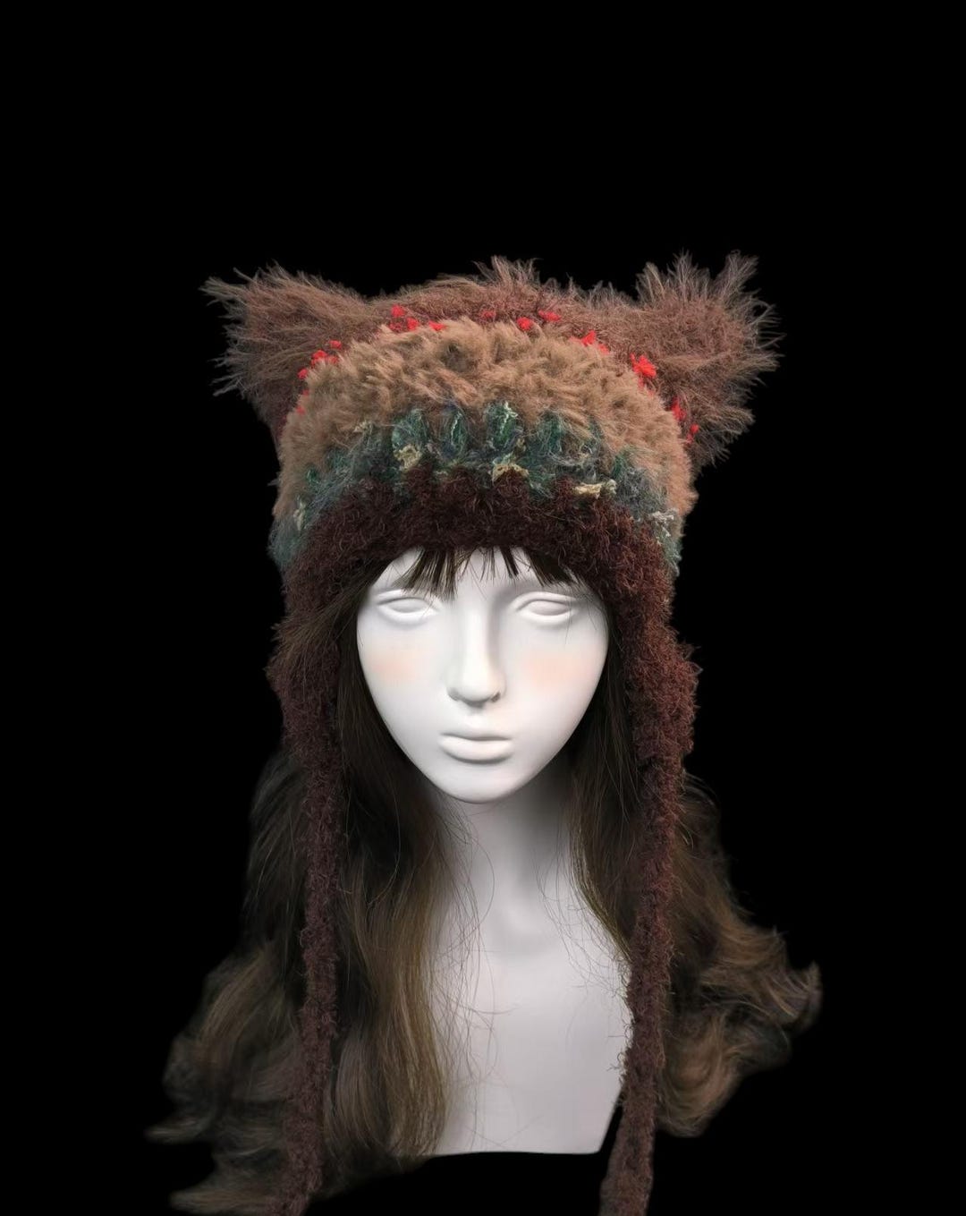 Whimsical Plush Cat Ear Hat - Handmade Warm Beanie - Etsy