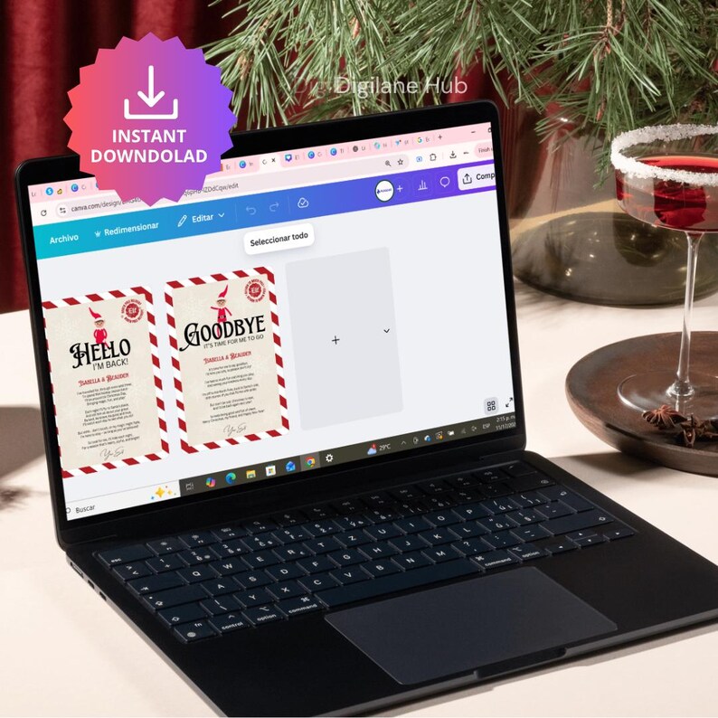 Editable Elf Arrival and Goodbye Letter PDF Digital Download - Etsy