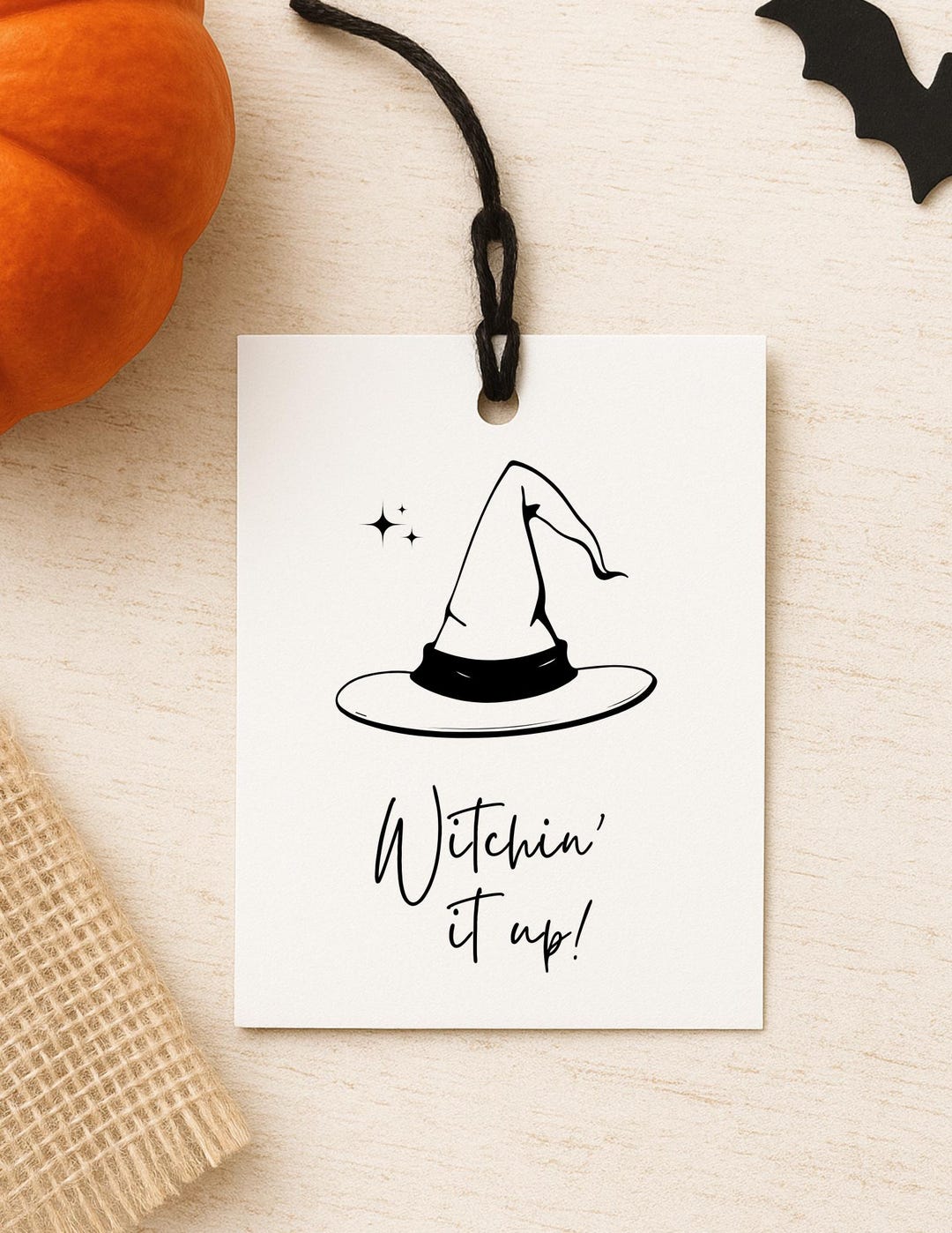 Halloween Gift Tag, Printable Halloween Favor Tags, Gift Tag, Favor Tag ...