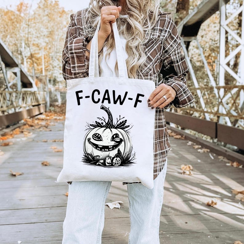 F-caw-f SVG, F-caw-f PNG, Fcawf DTF Print, Funny Gothic Raven Art ...