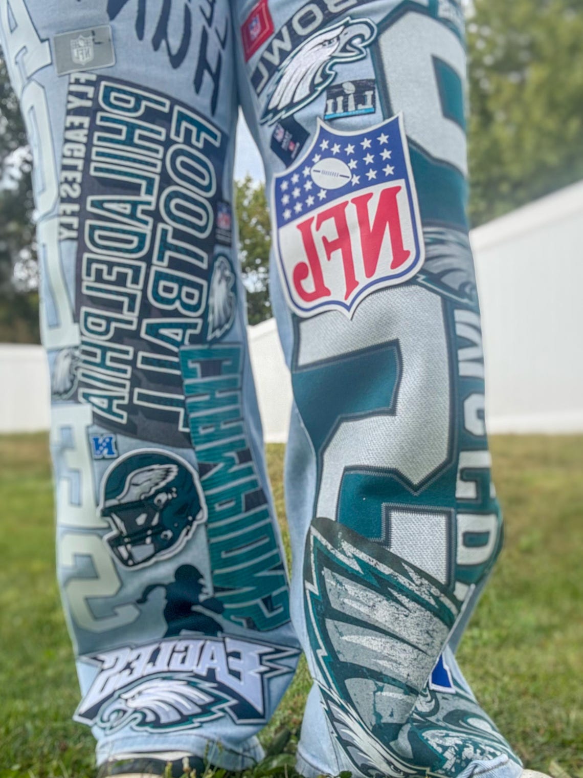 Custom NFL Jeans - Reworked - Etsy