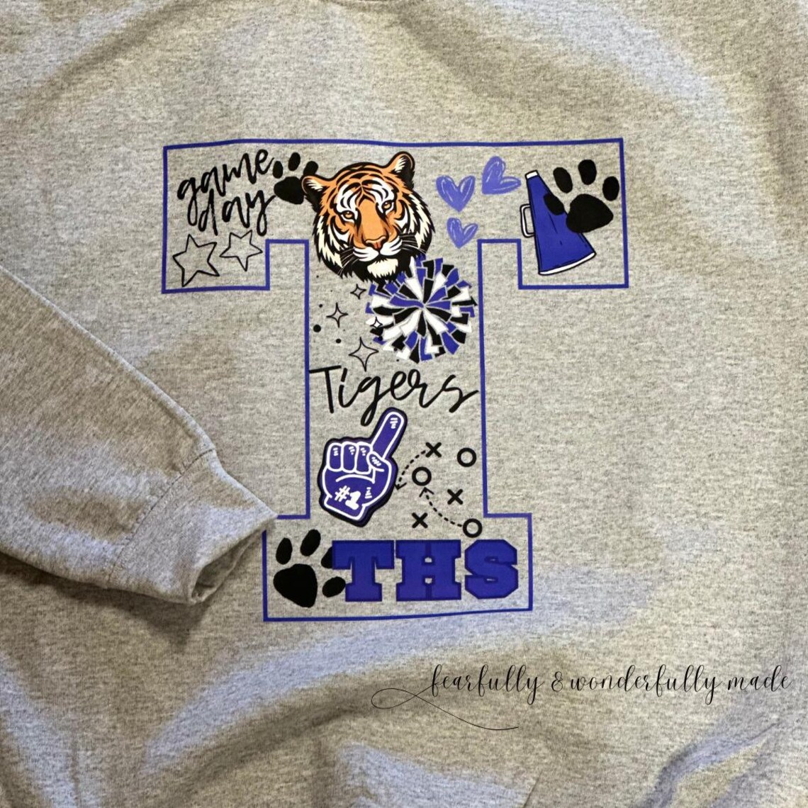 Customized Team Block Letter PNG, Download Spirit Gear, Game Day Team ...