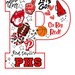 Customized Team Block Letter PNG, Download Spirit Gear, Game Day Team ...