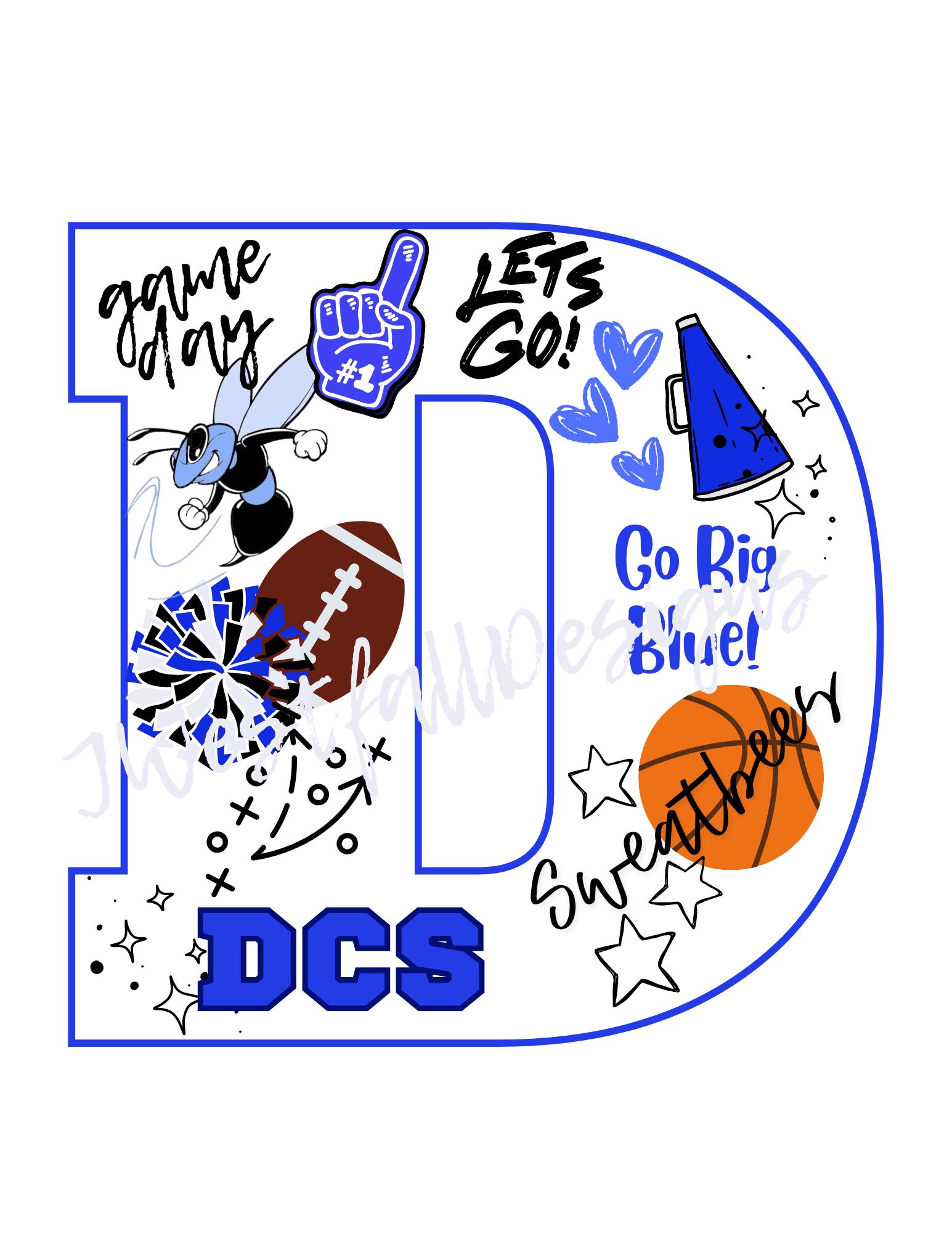 Customized Team Block Letter PNG, Download Spirit Gear, Game Day Team ...