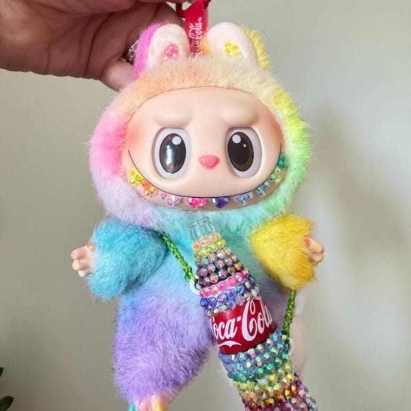 Labubu Rainbow Doll - Etsy UK
