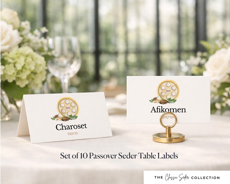 Passover Seder Guide Printable, Order of the Seder Steps, Haggadah ...