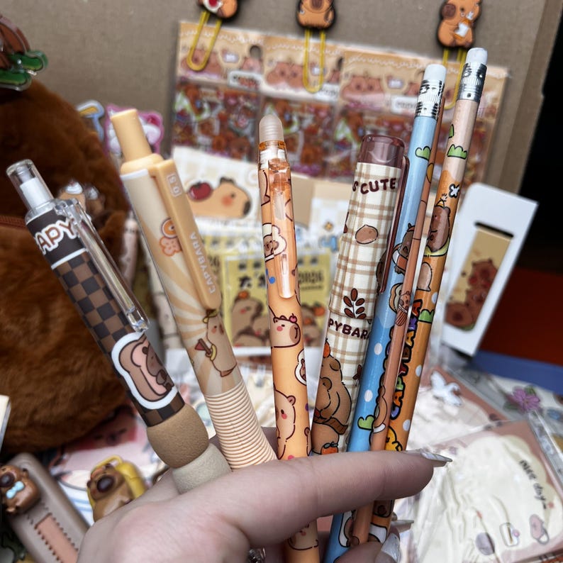 Capybara Mystery Stationery Set | Kawaii Bundle | Student Gift Box ...