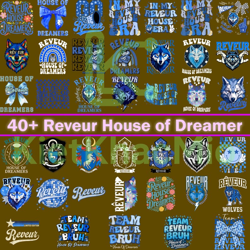 40 Reveur House of Dreamer Png Bundle Back to School Png College ...