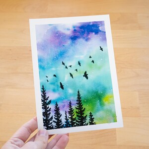 Aurora Migration 5x7 or 8x10 Art Print - Etsy