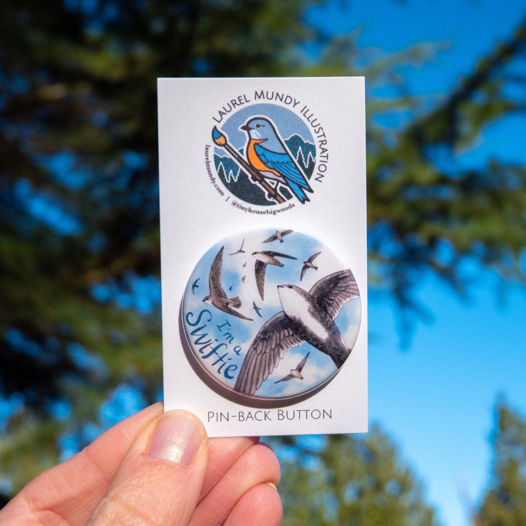 Swiftie Button - 1.75" Metal Pin Back Bird Button on Backer Card - Etsy