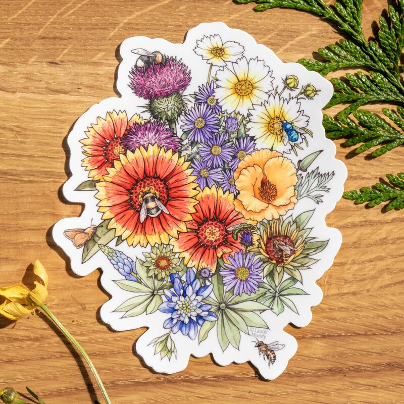 Pollinator Sticker - Etsy