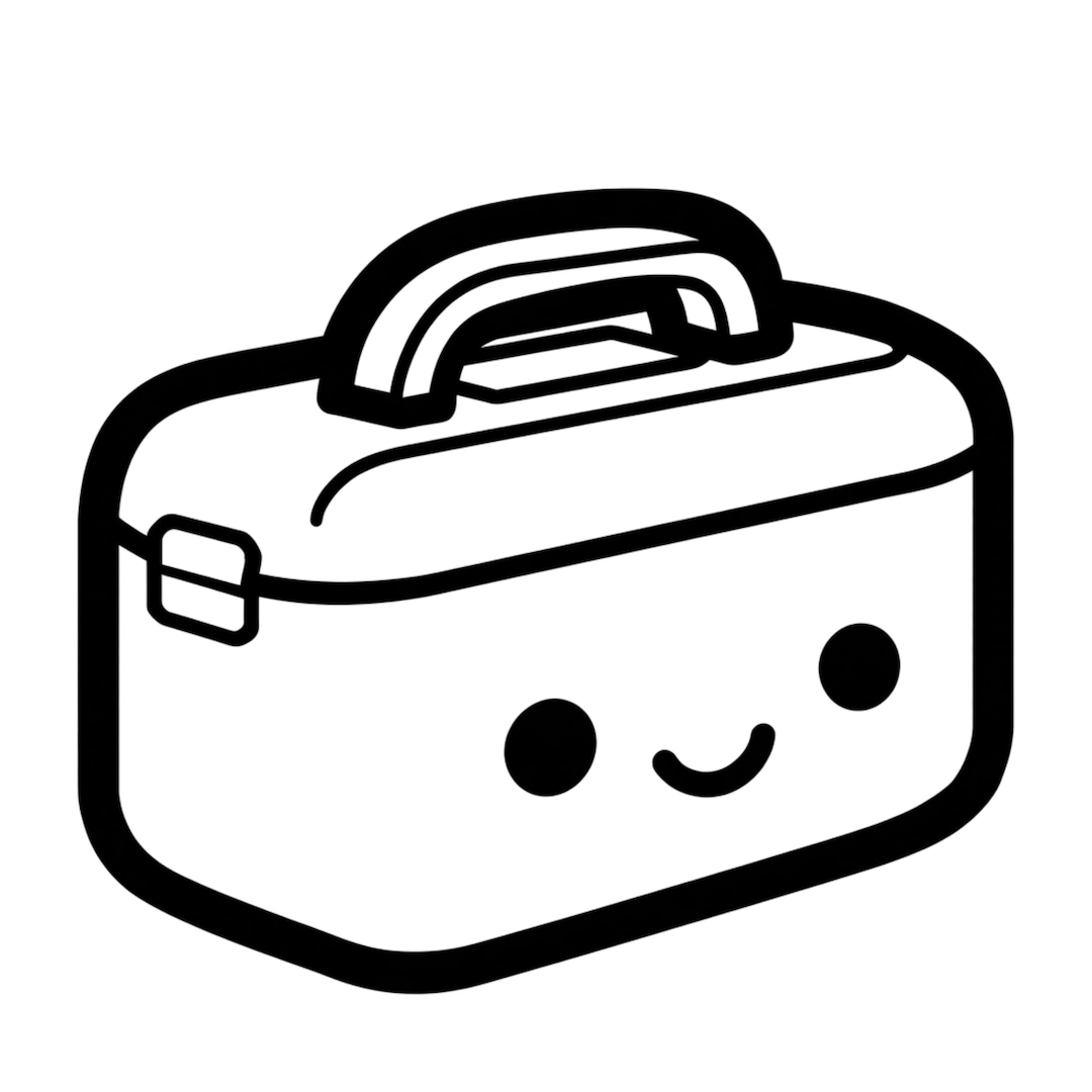 Cute Kawaii Lunch Box Illustration PNG & SVG, 300 DPI, Transparent ...