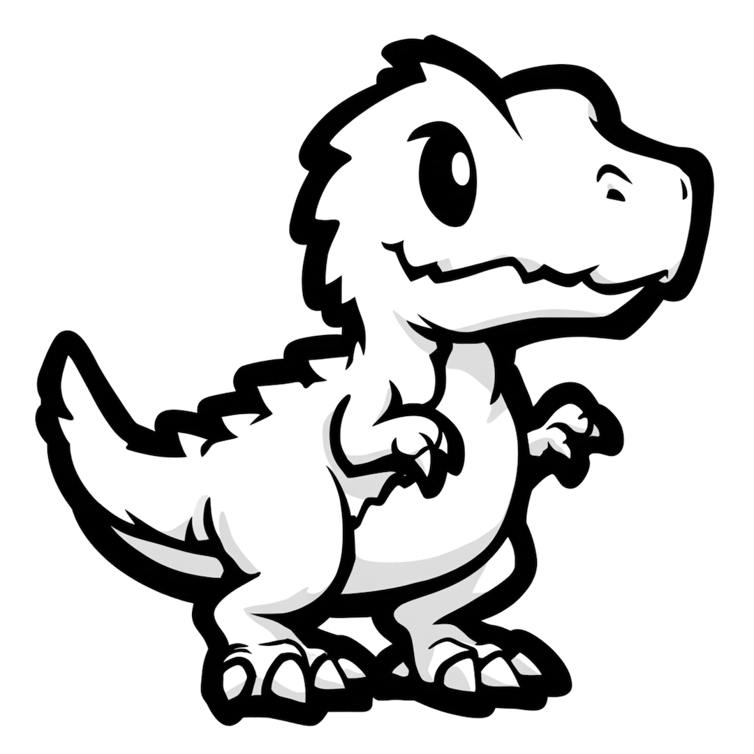 Cute Allosaurus Illustration PNG 4063x4063 Px 300 DPI With Transparent ...