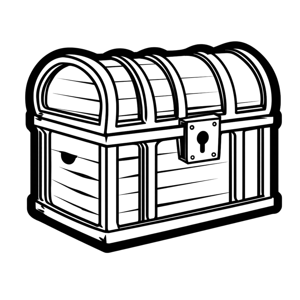 Cute Treasure Chest Illustration PNG & SVG, 300 DPI, Transparent ...