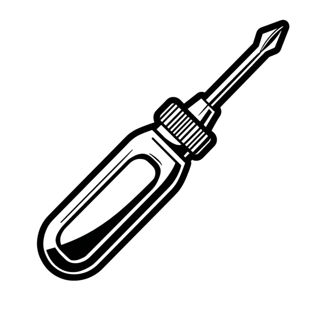 Cute Screwdriver Illustration PNG & SVG, 300 DPI, Transparent ...