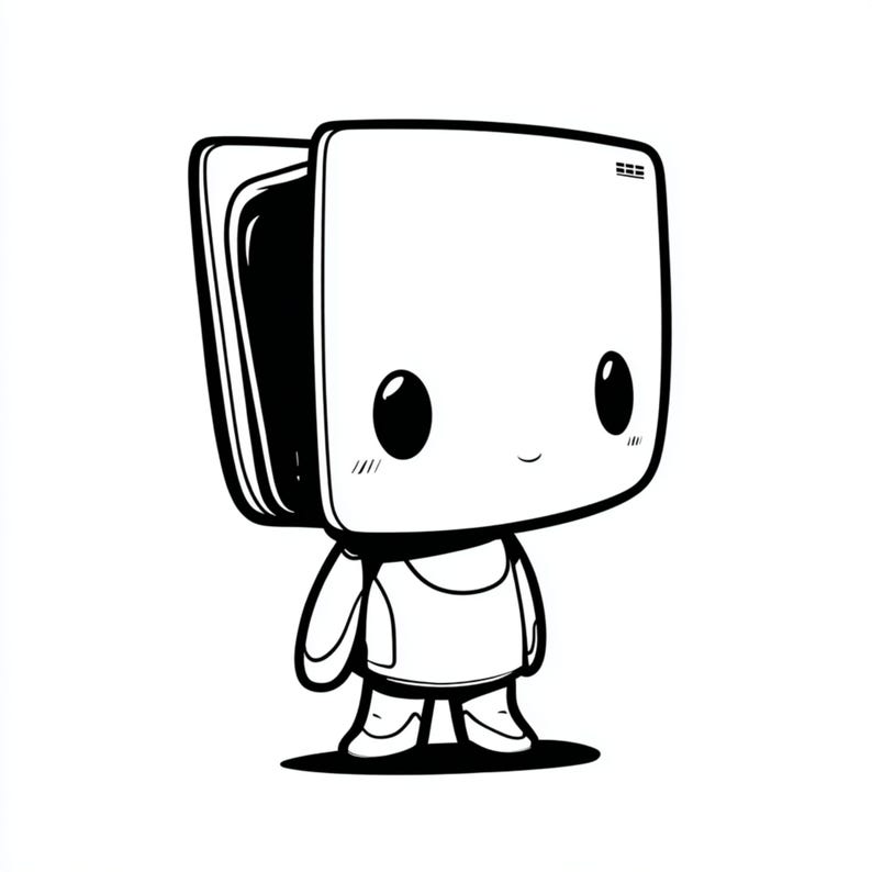 Kawaii PS5 SVG PNG – Cute Playstation 5 Console Cartoon Clipart Design ...