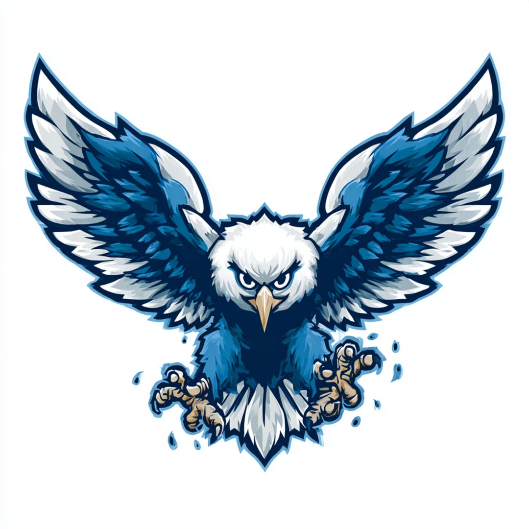 Eagle Mascot Clipart Pack – 4 SVG PNG Designs | Eagle Head Illustration ...