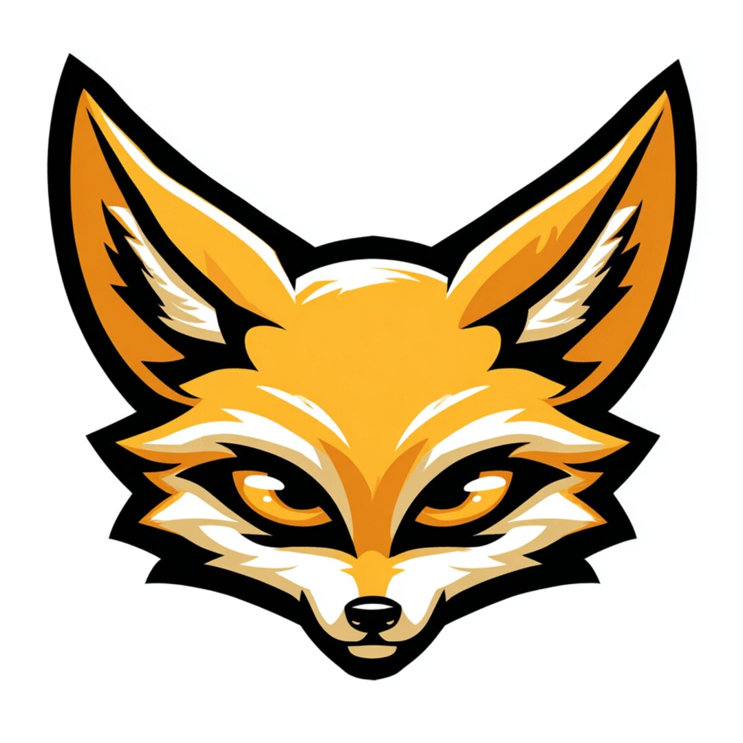 Fennec Mascot Clipart Pack – 4 SVG PNG Designs | Desert Fox Head ...