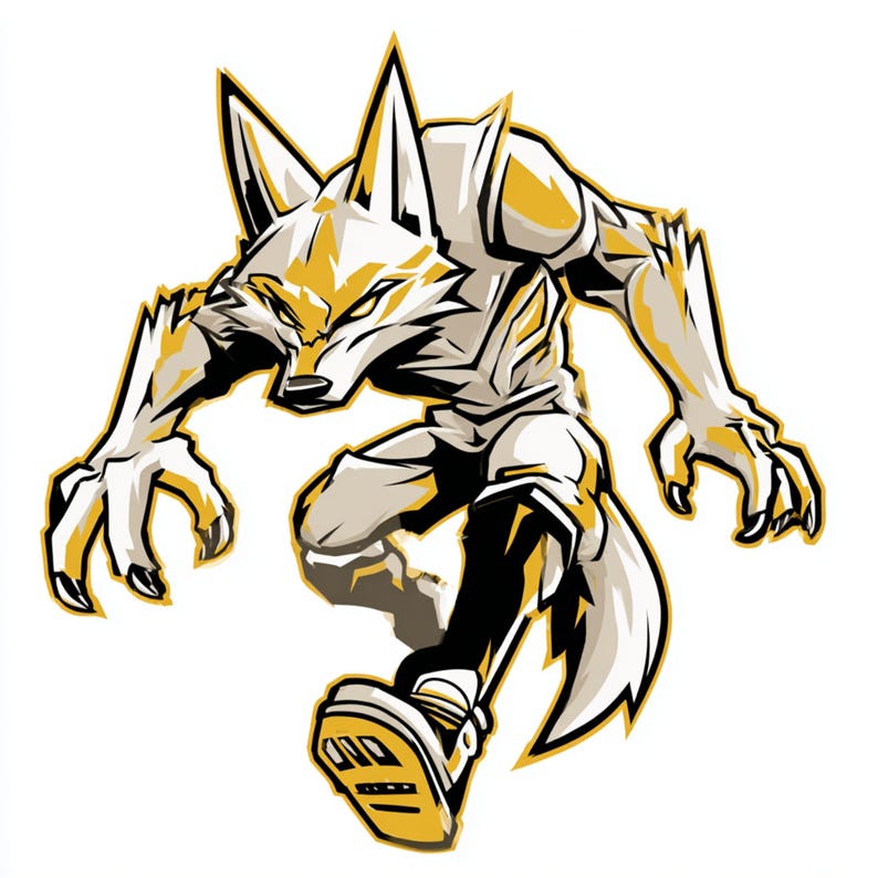 Coyote Mascot Clipart Pack – 4 SVG PNG Designs | Animal Head ...