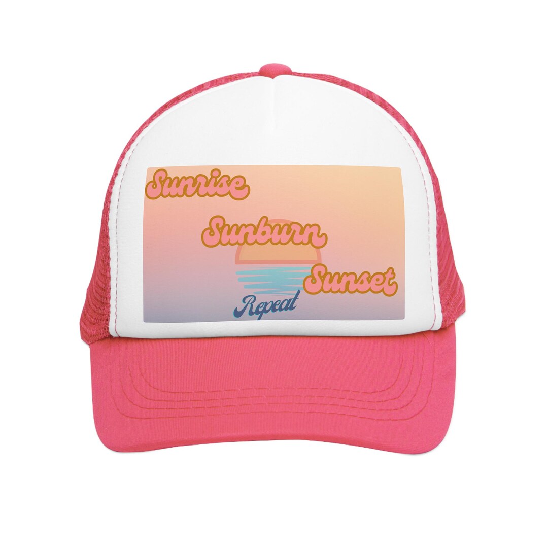 Sunrise, Sunburn, Sunset Repeat Luke Bryan Mesh Cap, Trucker Hat ...