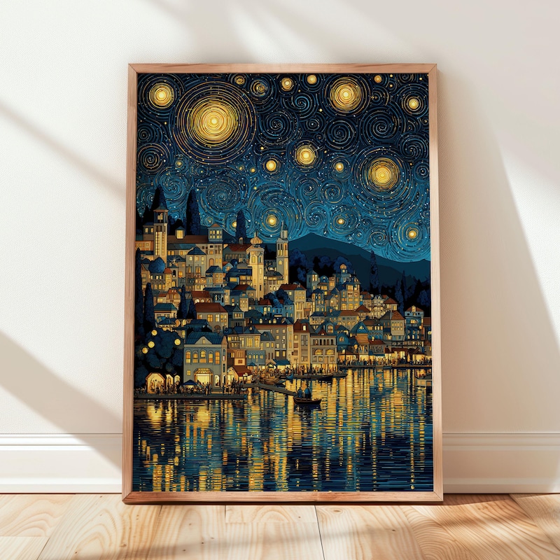 Poster Klimt Towns - Etsy UK