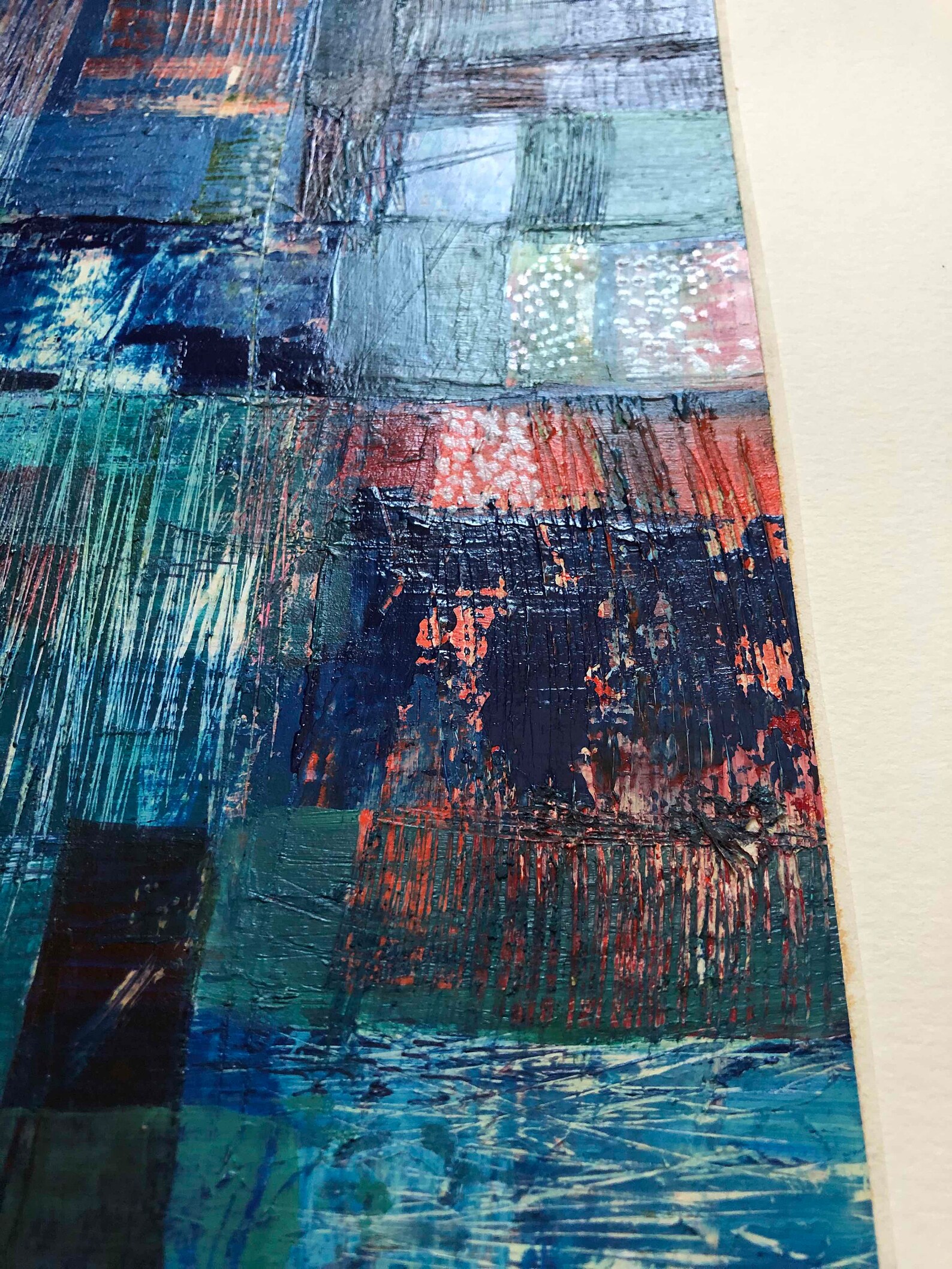 Original Signed Abstract Art on A3 Paper. Unframed Original Artwork ...