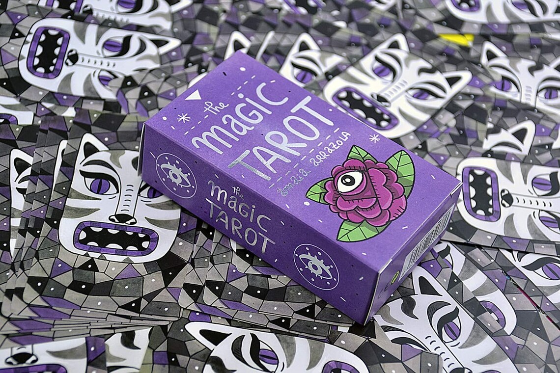 Magic Tarot Deck, 78 Tarot Cards, Booklet Tarot Blind Reading Tarot ...