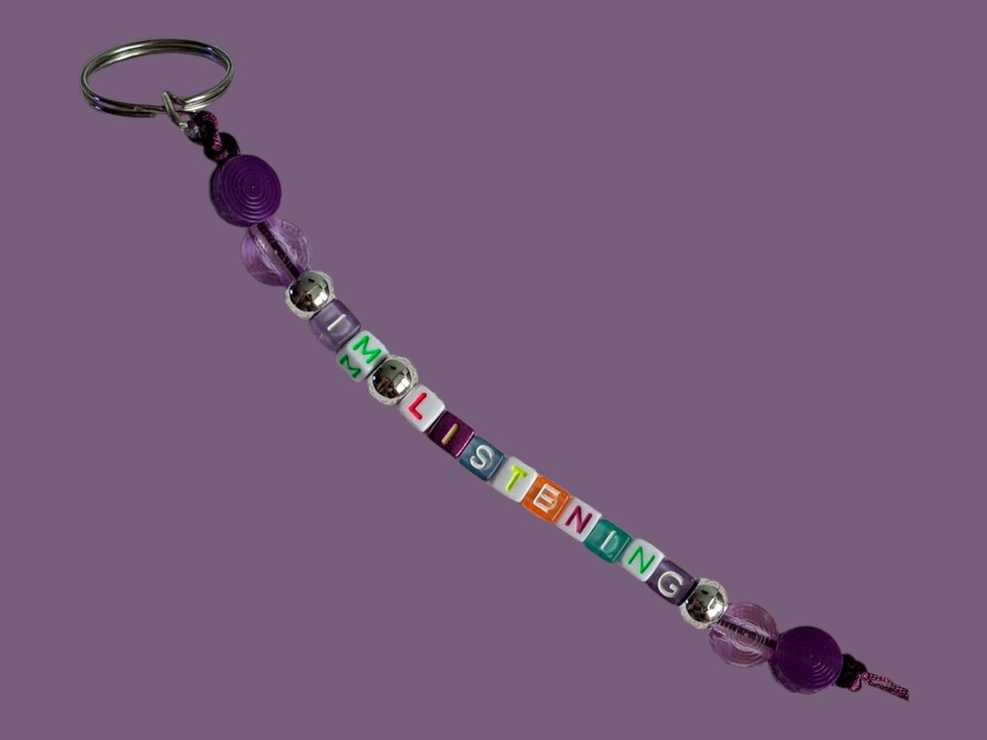 Fraiser Beaded Keyring - Etsy